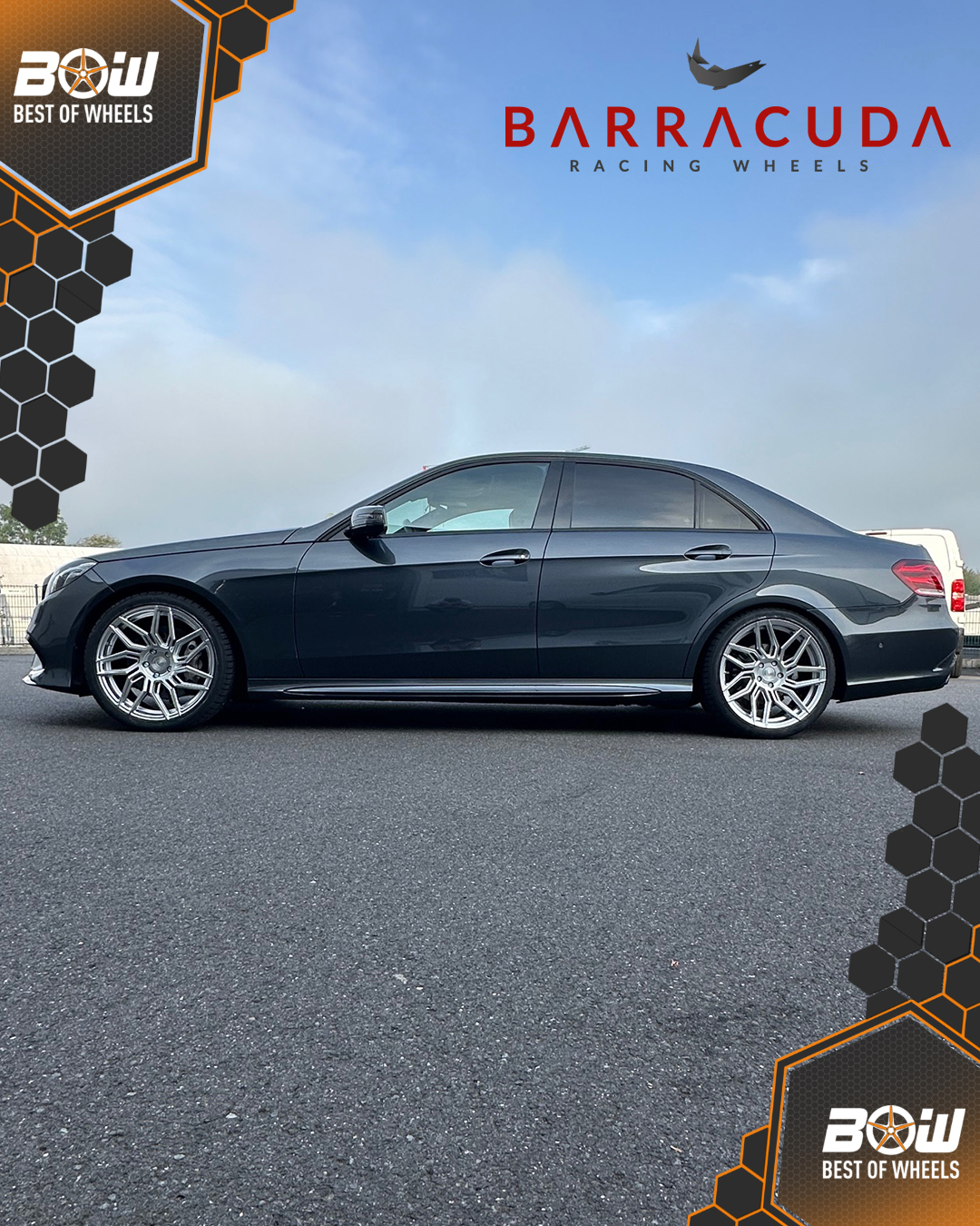 Mercedes E-Klasse Barracuda Dragoon Silver 19 Zoll - Bestofwheels