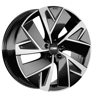 CMS, C32-AERO, 7,5x19 ET45 5x114,3 67,2, diamond black - Bestofwheels