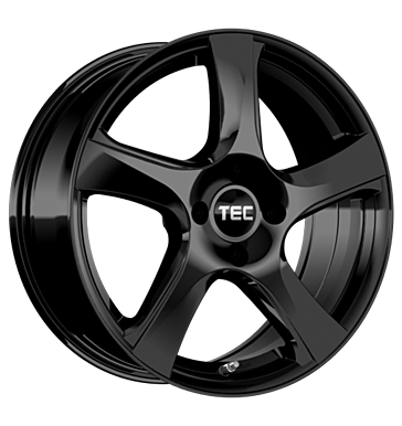 TEC Speedwheels, AS5, 6,5x16 ET38 4x100 64, schwarz-glanz - Bestofwheels