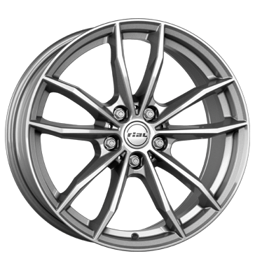 Rial, X12, 7,5x18 ET51 5x112 66,5, metal-grey - Bestofwheels